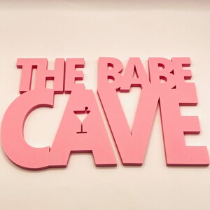 The Babe Cave - Wall Hang Home Decor | Custom Women's Office Decor | Wall Art | Custom Wall Hang ...