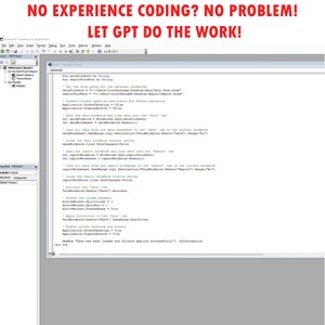 Chat GPT - Excel Macro Generator | Create an Excel Macro to Automate ...