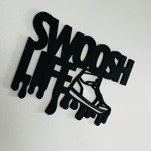 Swoosh Life Wall Hang | Sneakerhead Gift | Hypebeast Gift | Sneaker ...