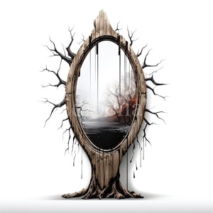 Cursed Mirror (1/2) | Set of 10 | Clipart Bundle | 300 DPI Jpegs and ...