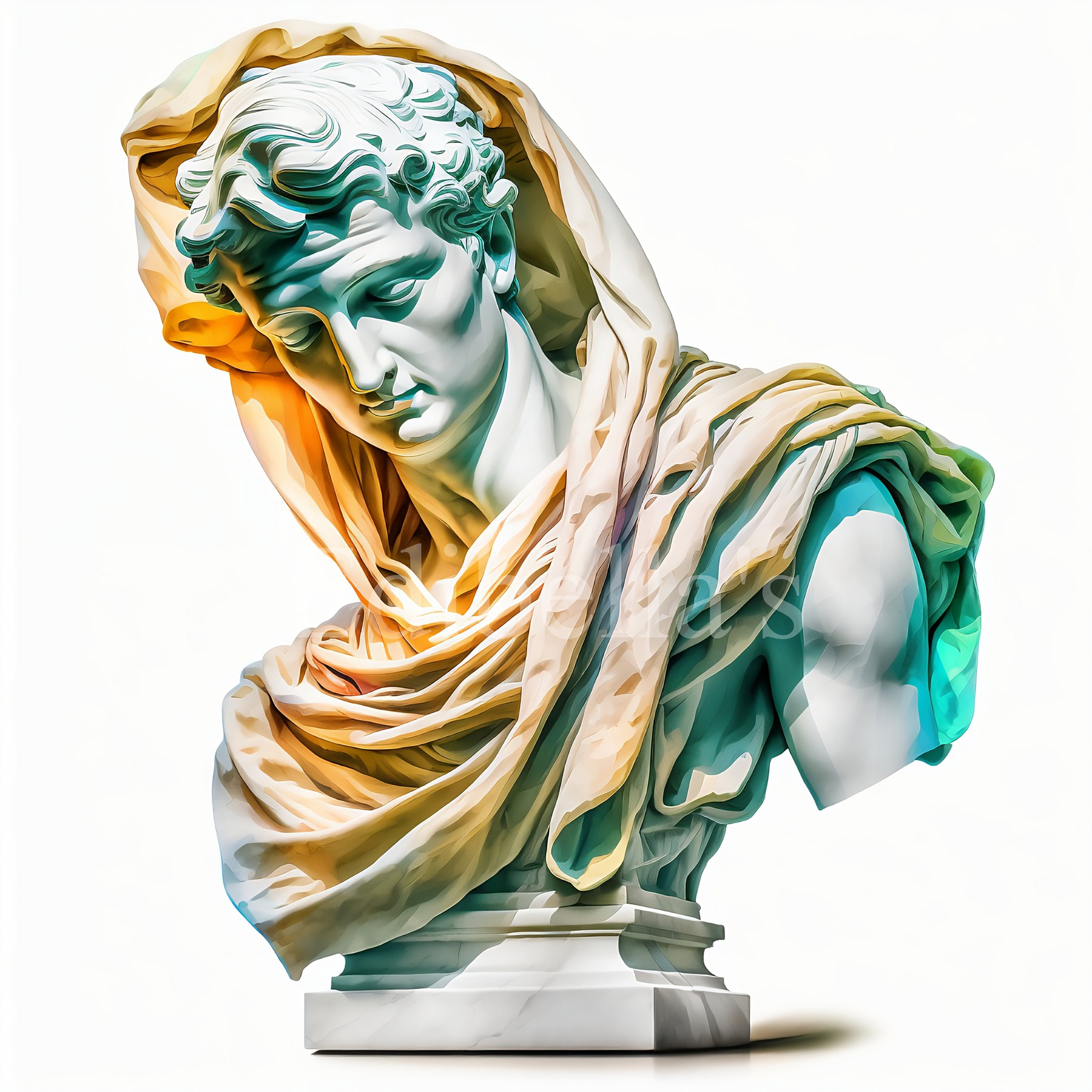 Marble Statue Set of 10 Clipart Bundle High Quality - Etsy