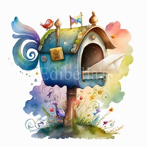 Fantasy Mailbox | Set of 10 | Clipart Bundle | High Quality Jpegs and ...