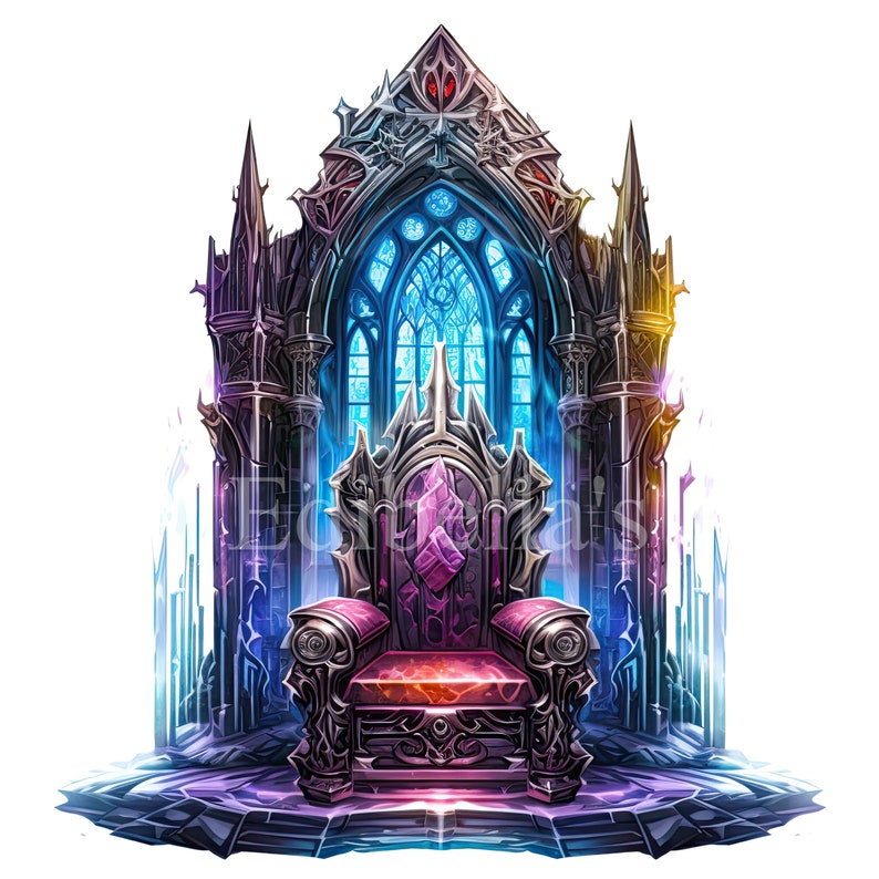 Evil Throne Set of 10 Clipart Bundle High Quality Jpegs - Etsy