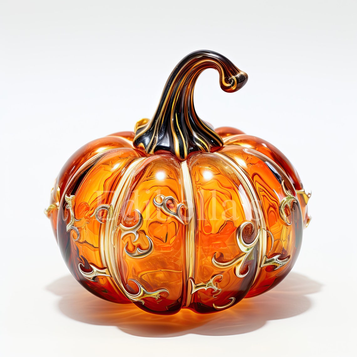 Halloween Pumpkin Digital Art | Set of 10 | Clipart Bundle | 300 DPI ...