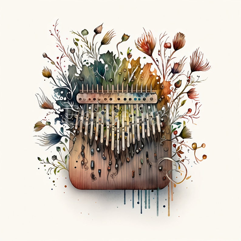 Ornate Kalimba Set of 10 Clipart Bundle High Quality - Etsy