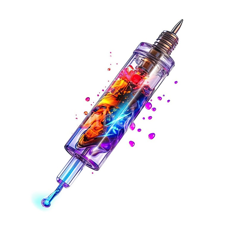 Rainbow Medical Syringe | Set of 10 | Clipart Bundle | High Quality ...