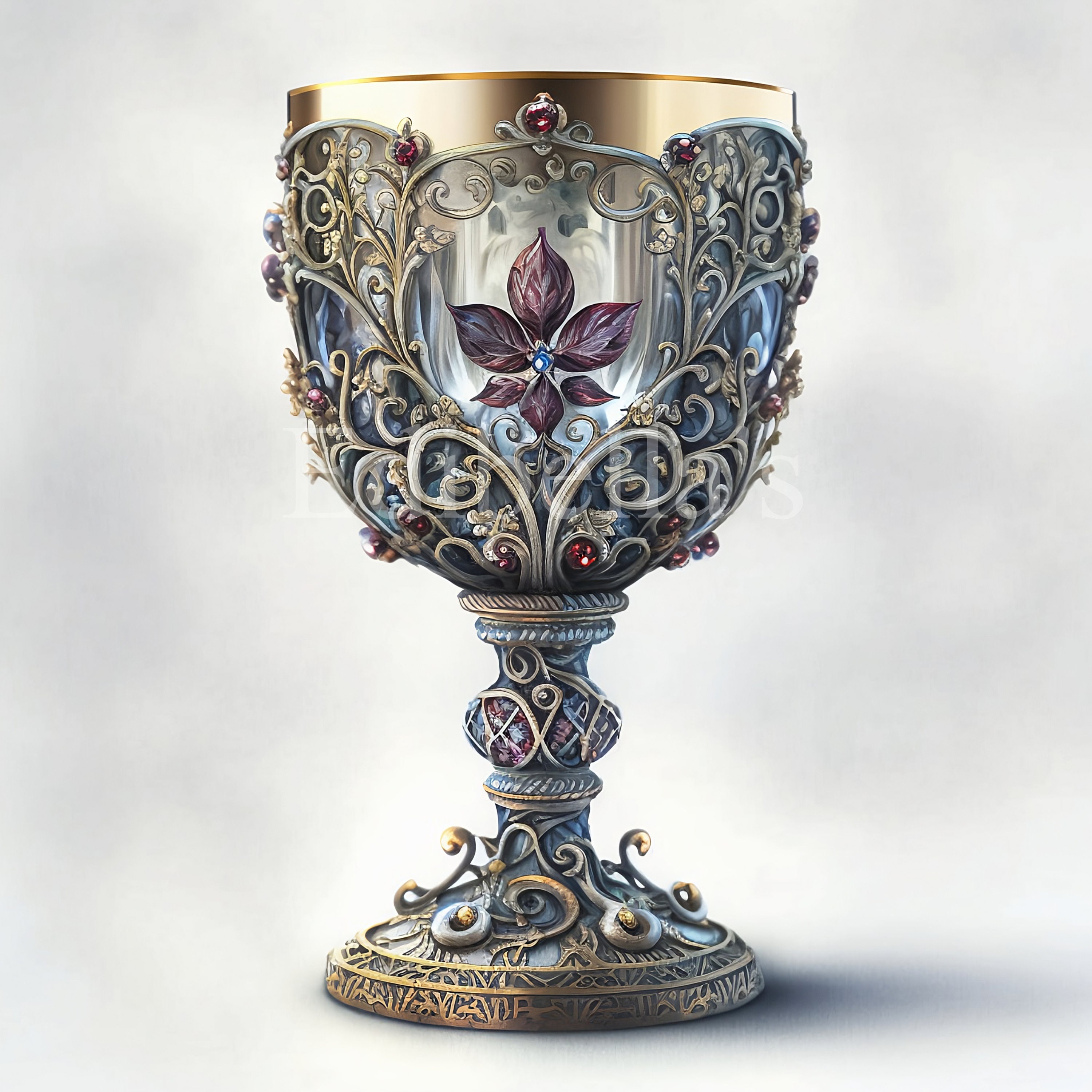 Ornate Chalice Set of 10 Clipart Bundle High Quality - Etsy