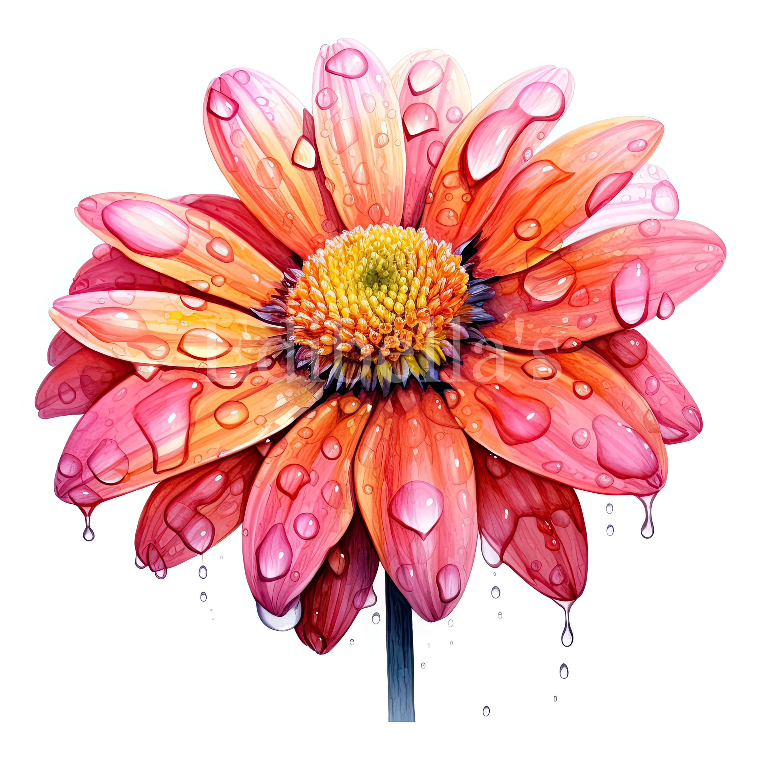 Daisy | Set of 10 | Clipart Bundle | 300 DPI Jpegs | 300 DPI ...