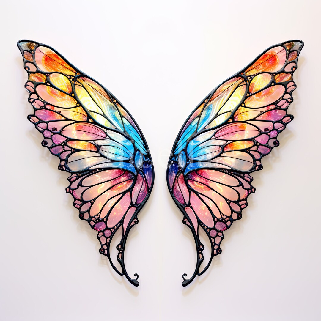 Fairy Wings Set (2/4) | Set of 10 | Clipart Bundle | 300 DPI Jpegs ...