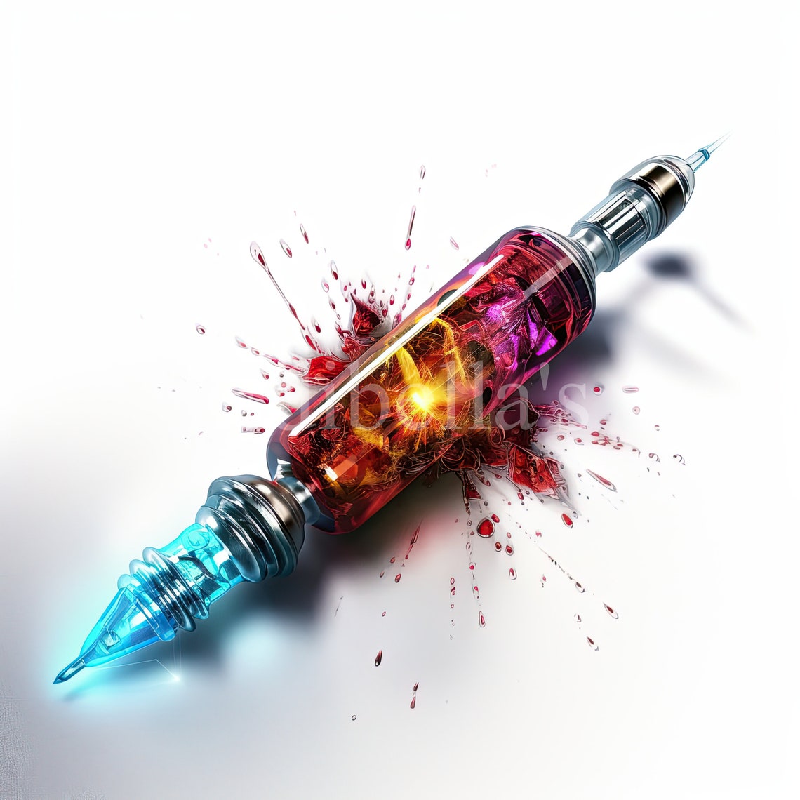 Rainbow Medical Syringe | Set of 10 | Clipart Bundle | High Quality ...