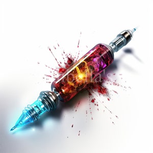 Rainbow Medical Syringe | Set of 10 | Clipart Bundle | High Quality ...