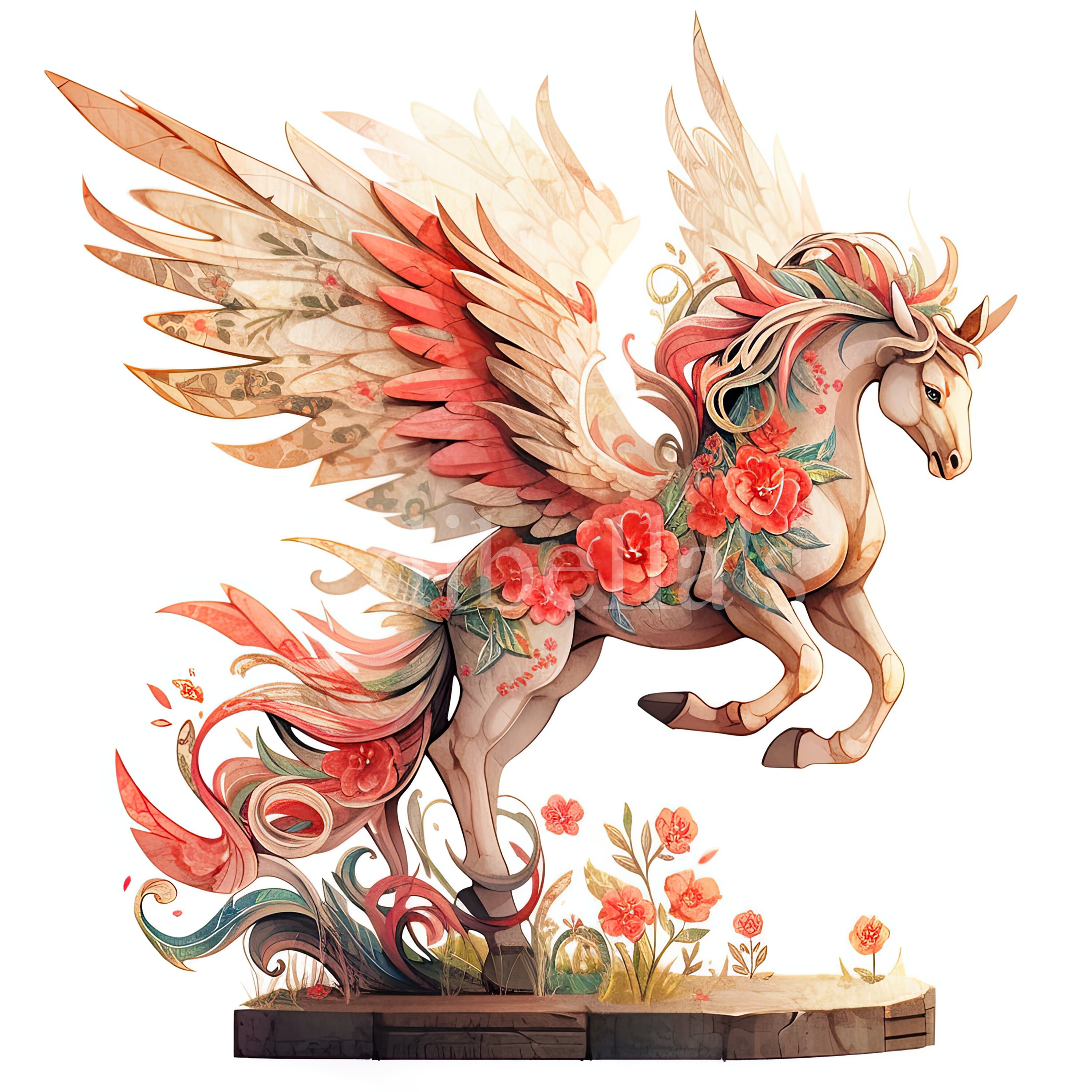 Pegasus Set of 10 Clipart Bundle High Quality 300 Dpi - Etsy