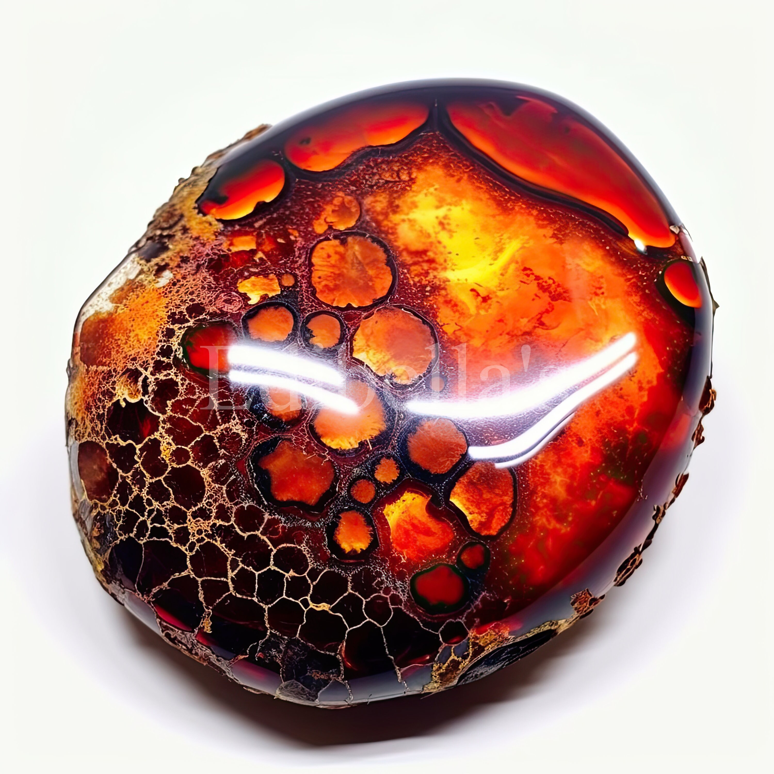 Fire Agate Gemstone Set of 10 Clipart Bundle High - Etsy