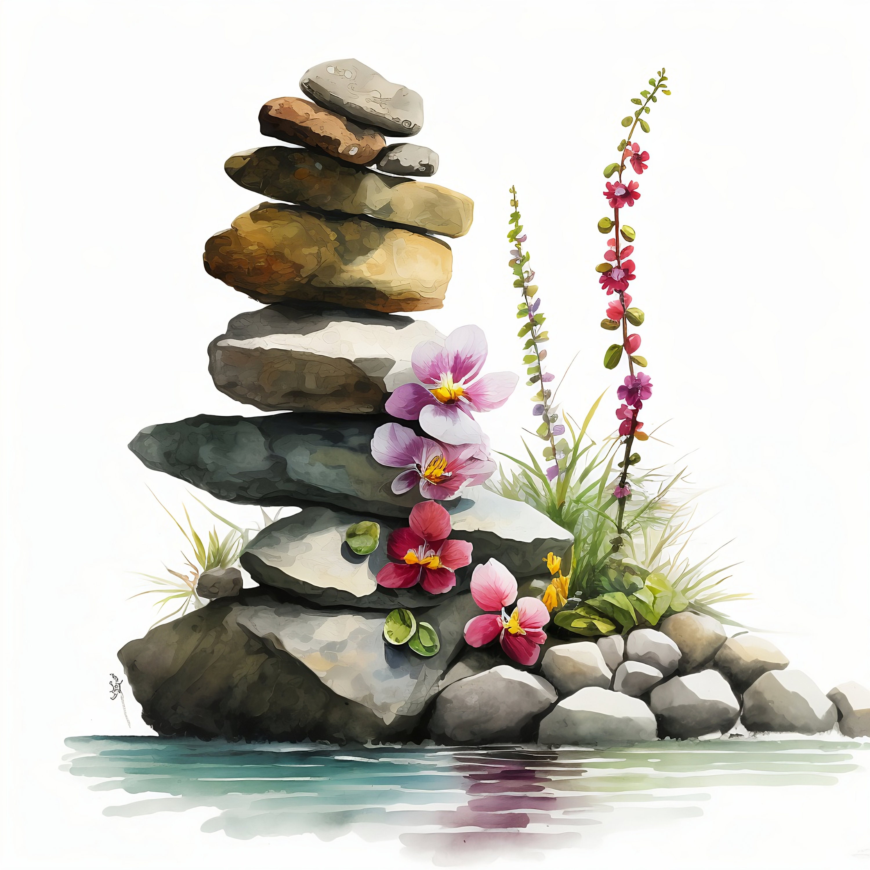 Balancing Stones Set of 10 Clipart Bundle High Quality - Etsy