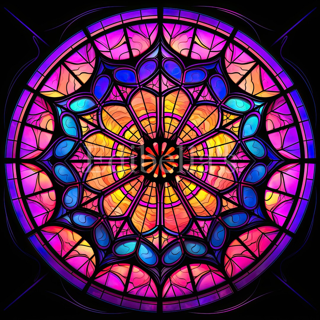Spider Web Halloween Mandala | Set of 10 | Clipart Bundle | 300 DPI ...