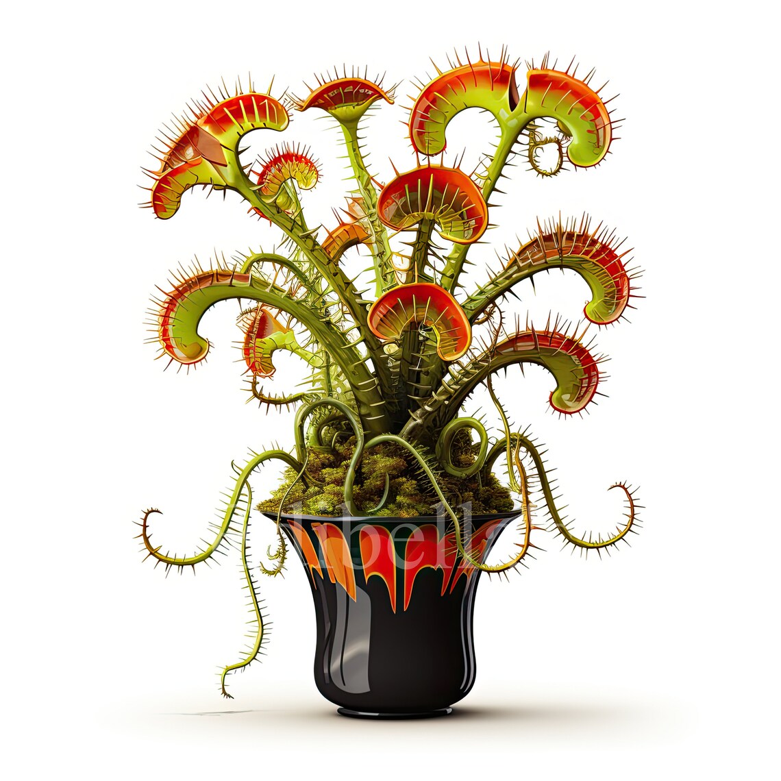 Venus Flytrap | Set of 10 | Clipart Bundle | 300 Dpi High Quality Jpegs ...