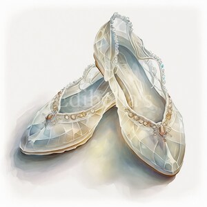 Crystal Slippers | Set of 10 | Clipart Bundle | High Quality Jpegs ...