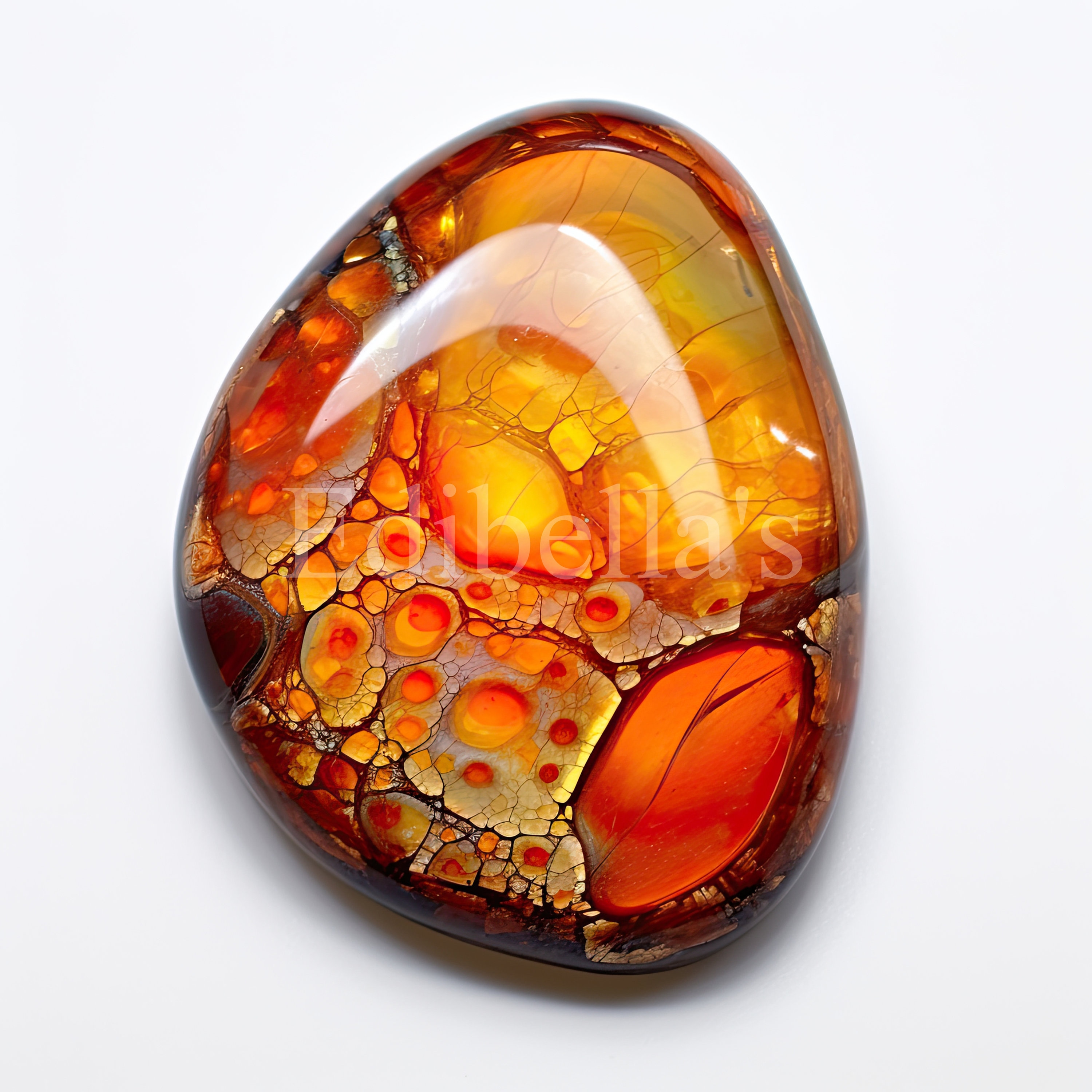 Fire Agate Gemstone Set of 10 Clipart Bundle High - Etsy