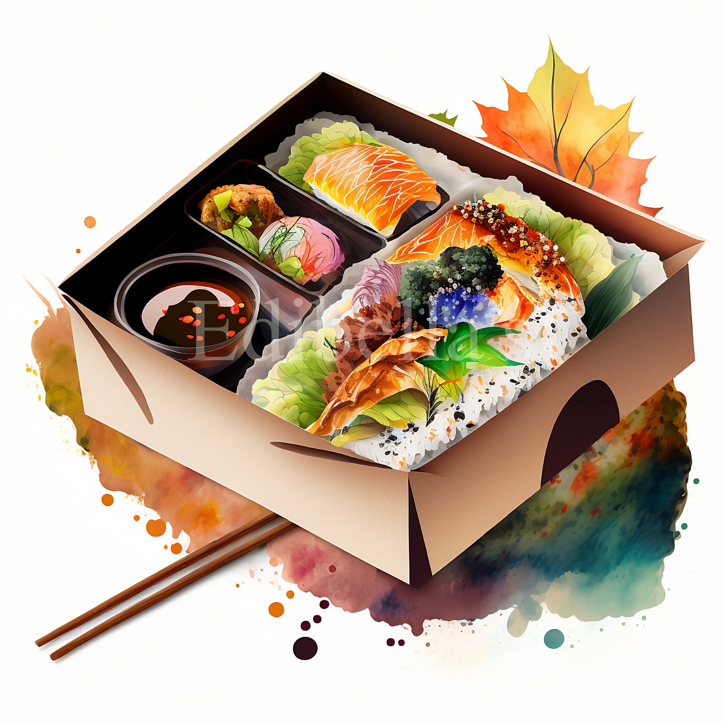 Bento Box | Set of 10 | Clipart Bundle | High Quality Jpegs | Digital ...