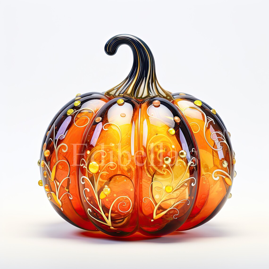 Halloween Pumpkin Digital Art | Set of 10 | Clipart Bundle | 300 DPI ...