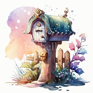Fantasy Mailbox | Set of 10 | Clipart Bundle | High Quality Jpegs and ...