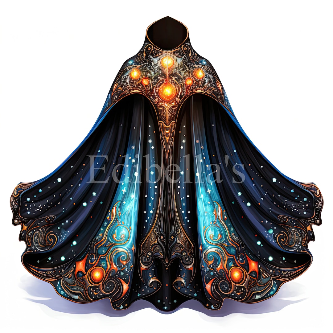Magic Cape | Set of 10 | Clipart Bundle | Hi Res 300 DPI Jpegs and ...