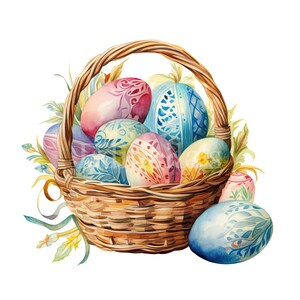 Easter Eggs | Set of 10 | Clipart Bundle | 300 DPI Jpegs and ...