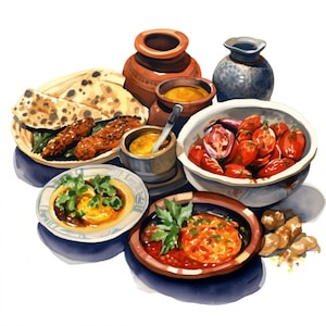 African Food | Set of 10 | Clipart Bundle | High Quality Jpegs ...