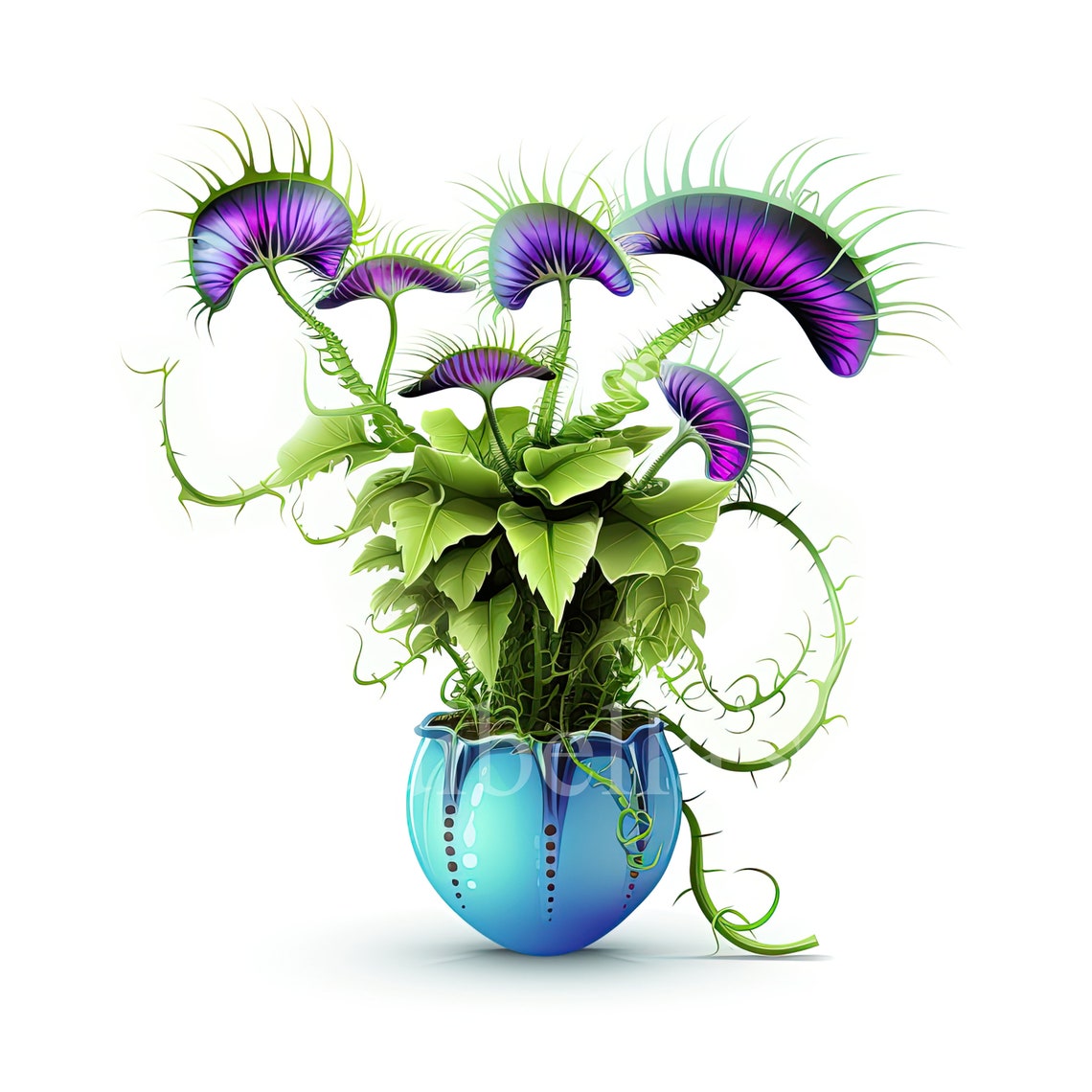 Venus Flytrap | Set of 10 | Clipart Bundle | 300 Dpi High Quality Jpegs ...