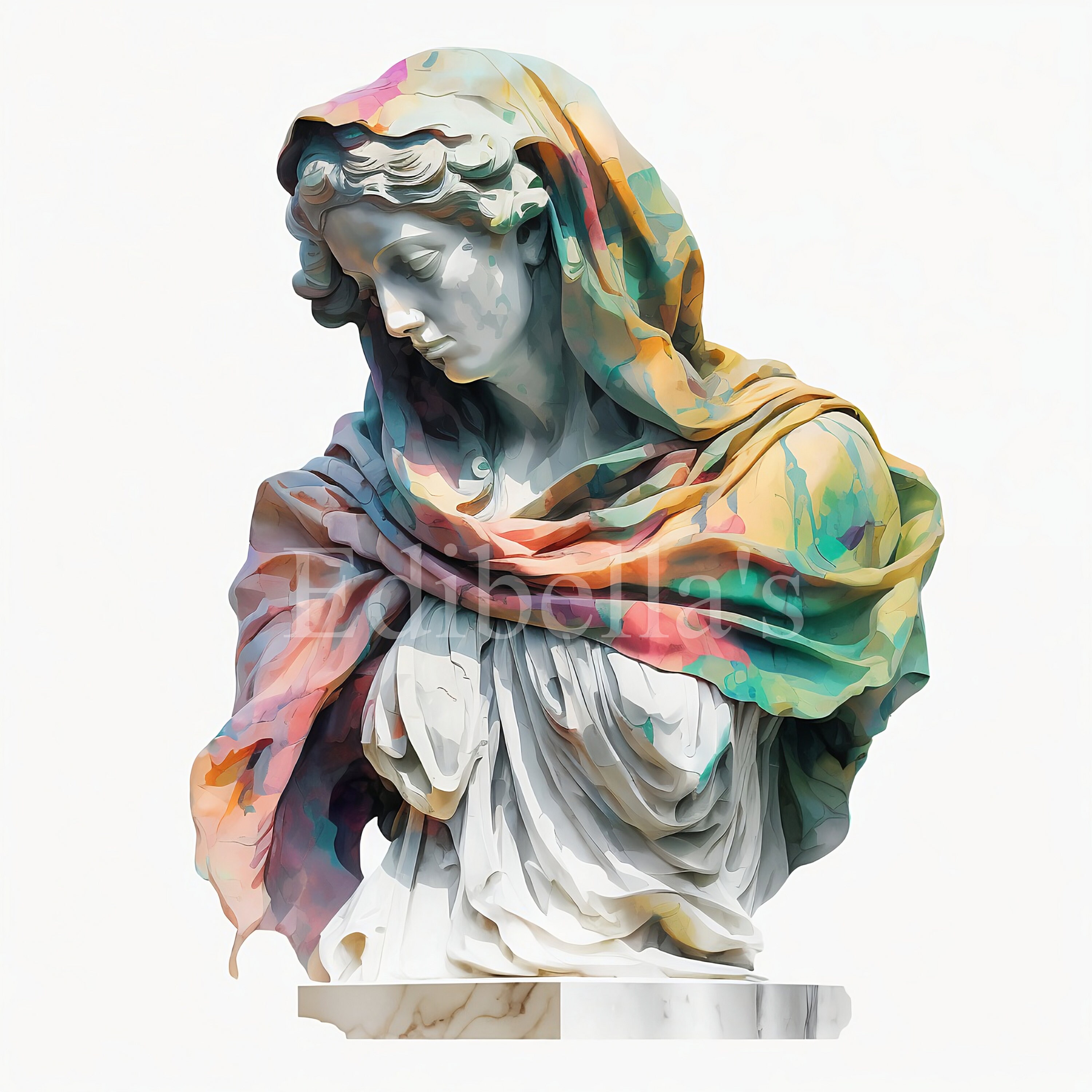 Marble Statue Set of 10 Clipart Bundle High Quality - Etsy