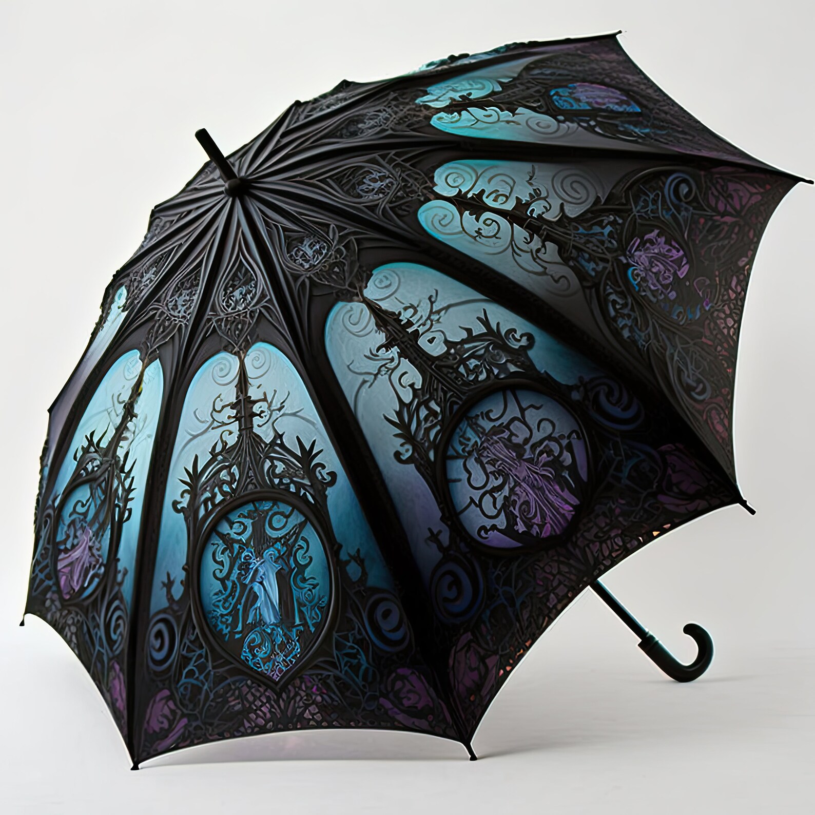 Gothic Umbrella | Set of 10 | Clipart Bundle | High Quality Jpegs ...