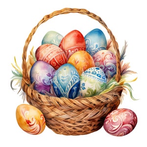 Easter Eggs | Set of 10 | Clipart Bundle | 300 DPI Jpegs and ...