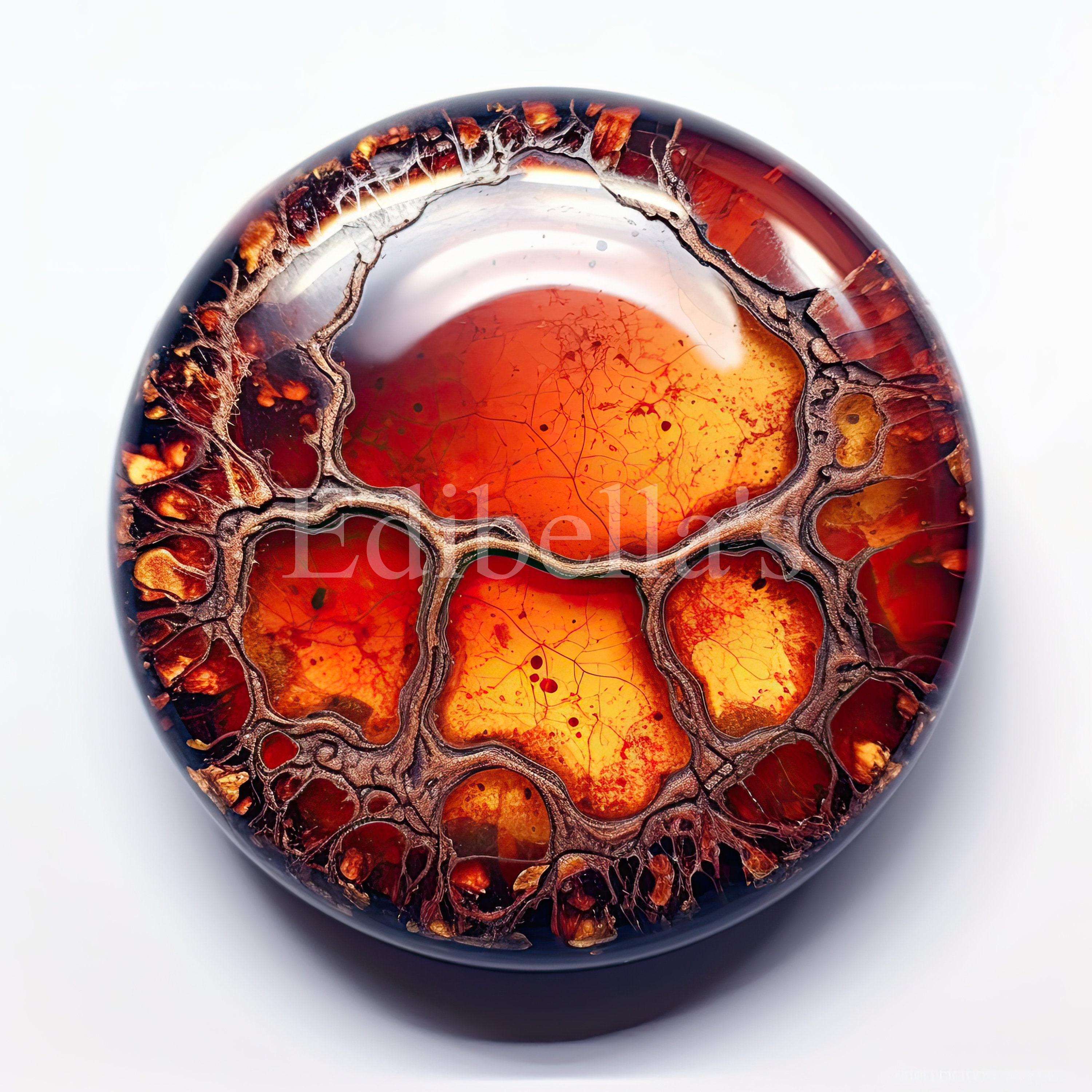 Fire Agate Gemstone Set of 10 Clipart Bundle High - Etsy