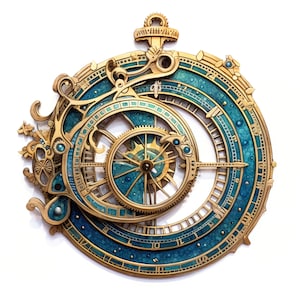 Astrolabe | Set of 10 | Clipart Bundle | High Quality Jpegs ...