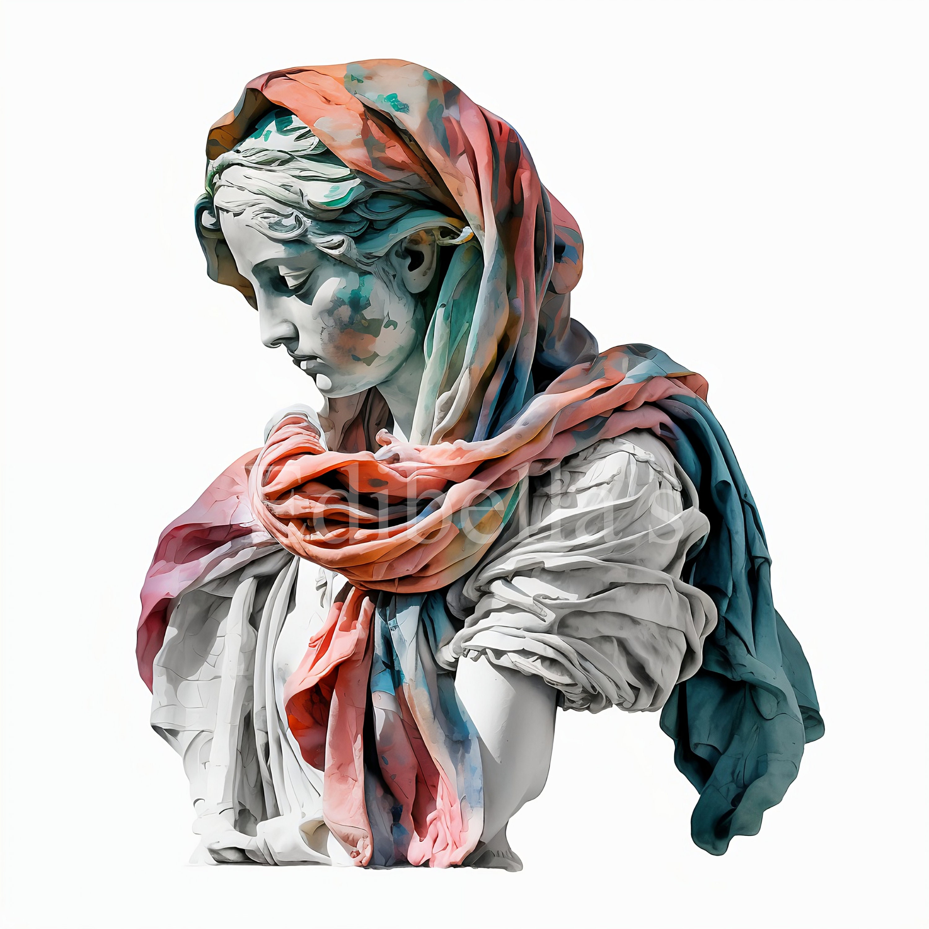 Marble Statue Set of 10 Clipart Bundle High Quality - Etsy