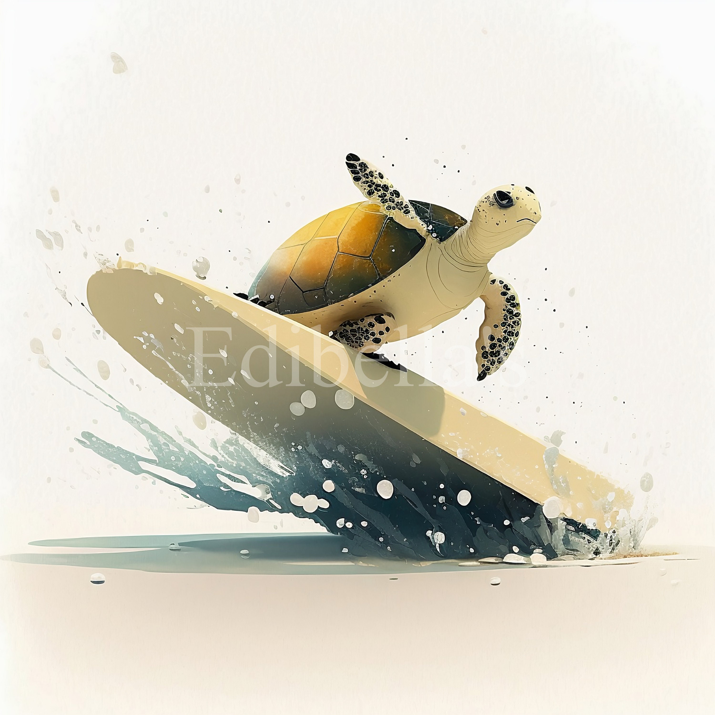 Surfboard Turtle Set of 10 Clipart Bundle High Quality - Etsy