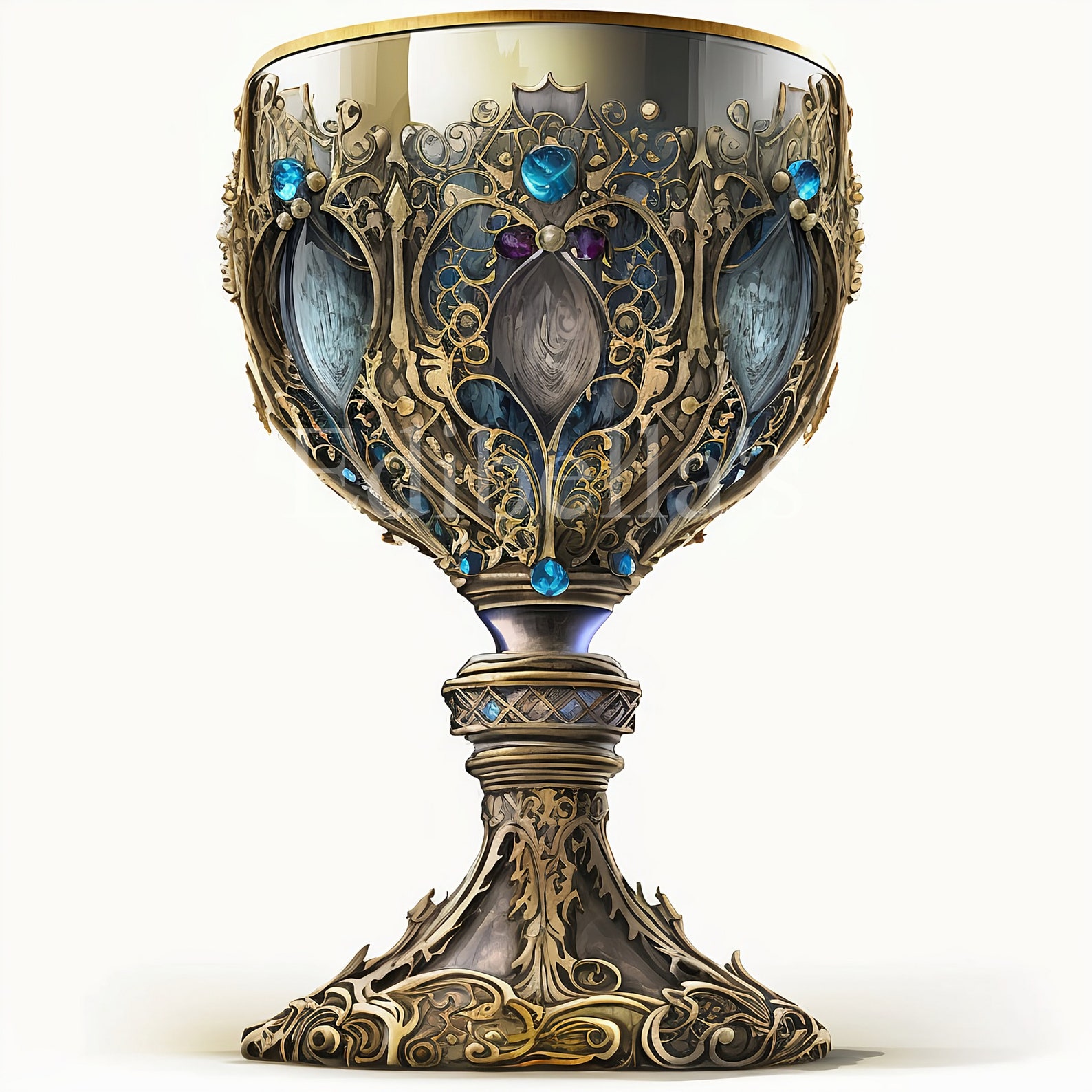 Ornate Chalice Set of 10 Clipart Bundle High Quality - Etsy