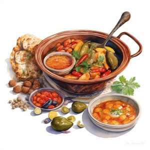 African Food | Set of 10 | Clipart Bundle | High Quality Jpegs ...