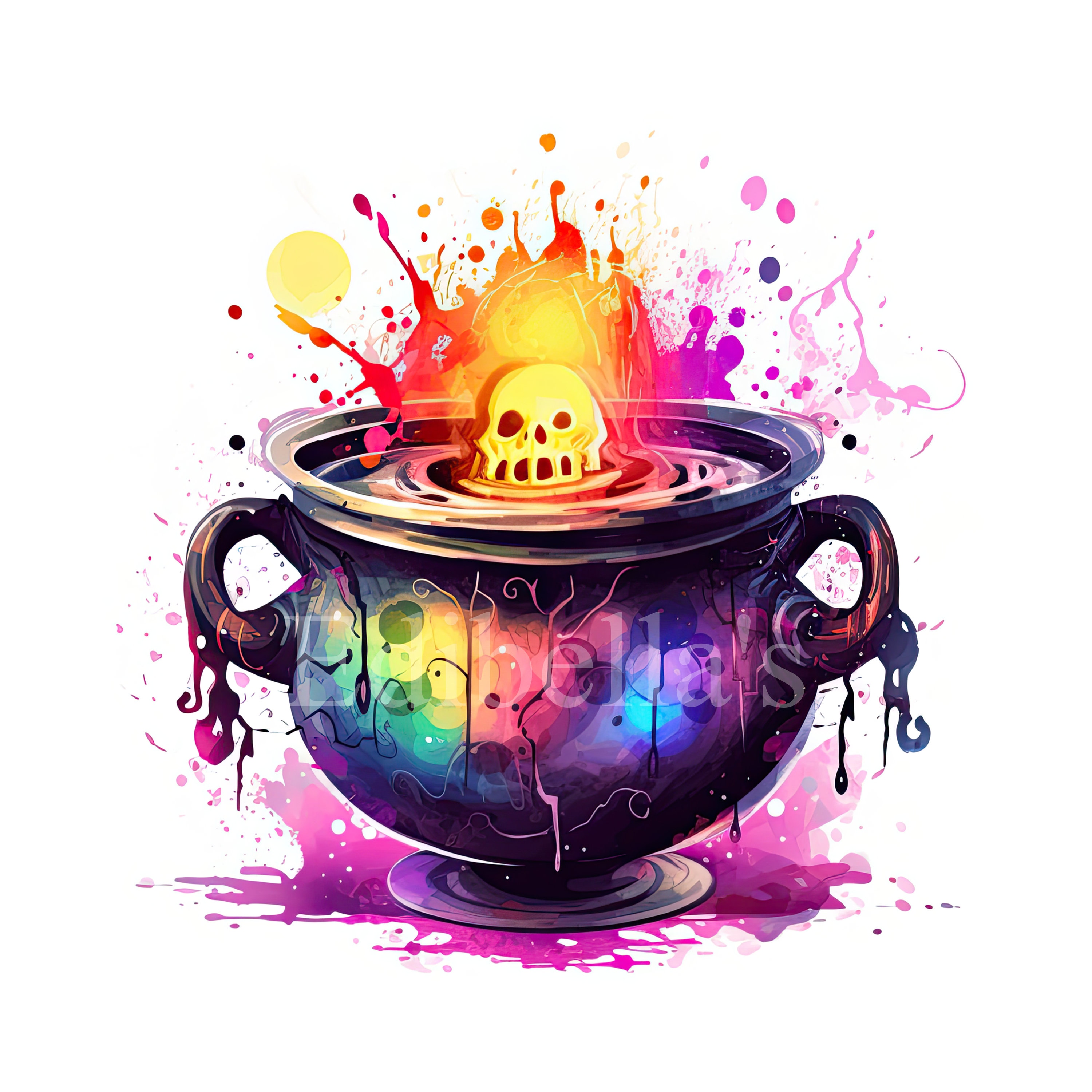 Magic Cauldron Set of 10 Clipart Bundle High Quality - Etsy