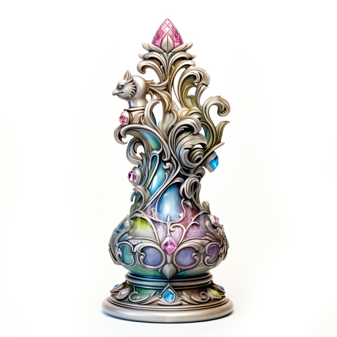 Ornate Chess Set (4/4) | Set of 10 | Clipart Bundle | 300 DPI Jpegs ...
