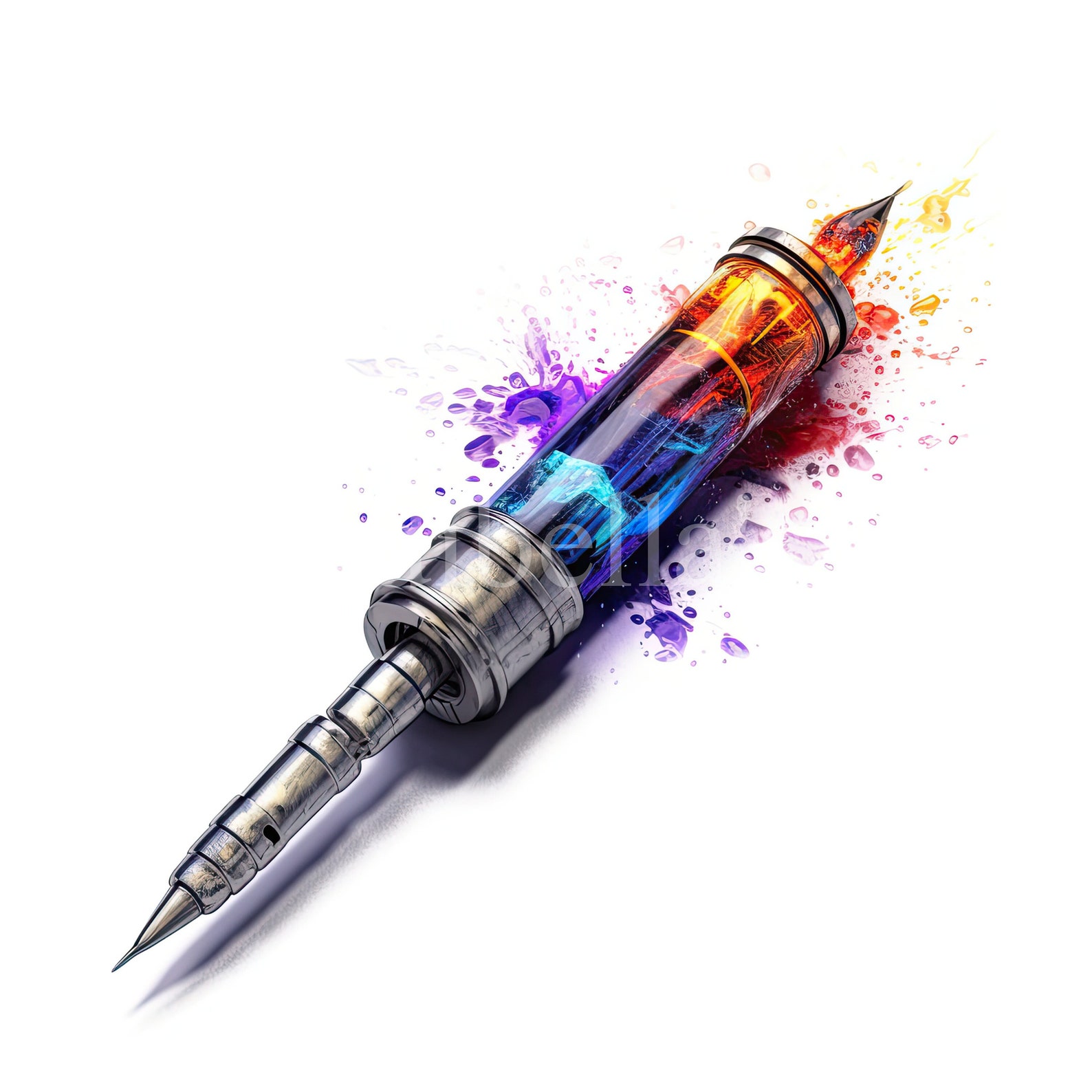 Rainbow Medical Syringe | Set of 10 | Clipart Bundle | High Quality ...