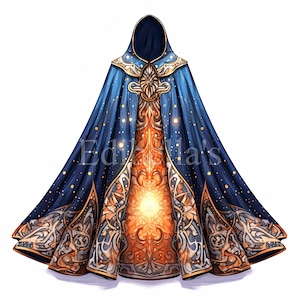 Magic Cape | Set of 10 | Clipart Bundle | Hi Res 300 DPI Jpegs and ...