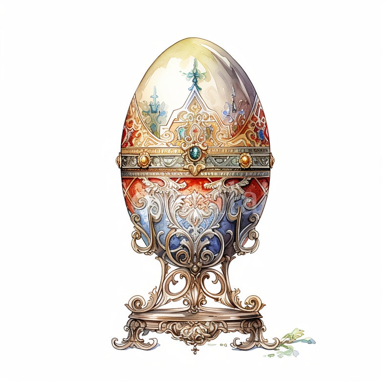 Faberge Egg Set of 10 Clipart Bundle High Quality Jpegs - Etsy
