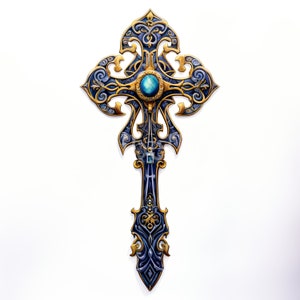 Ornate Ankh | Set of 10 | Clipart Bundle | 300 Dpi High Quality Jpegs ...