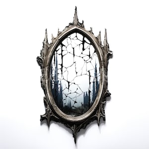 Cursed Mirror (1/2) | Set of 10 | Clipart Bundle | 300 DPI Jpegs and ...