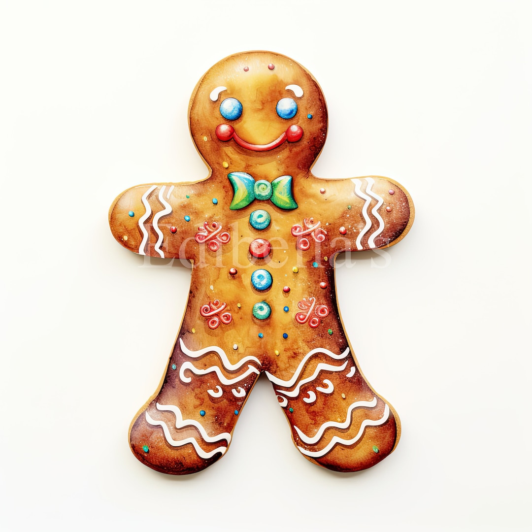 Gingerbread Man | Set of 10 | Clipart Bundle | 300 DPI Jpegs and ...