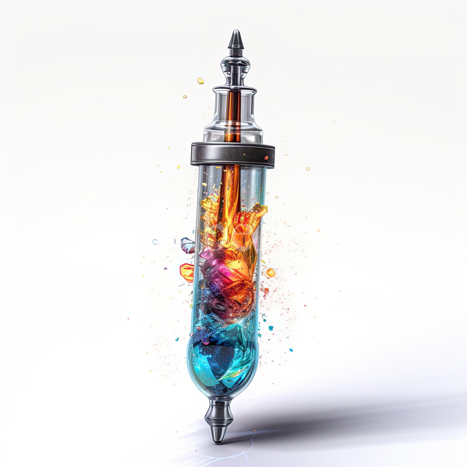Rainbow Medical Syringe | Set of 10 | Clipart Bundle | High Quality ...