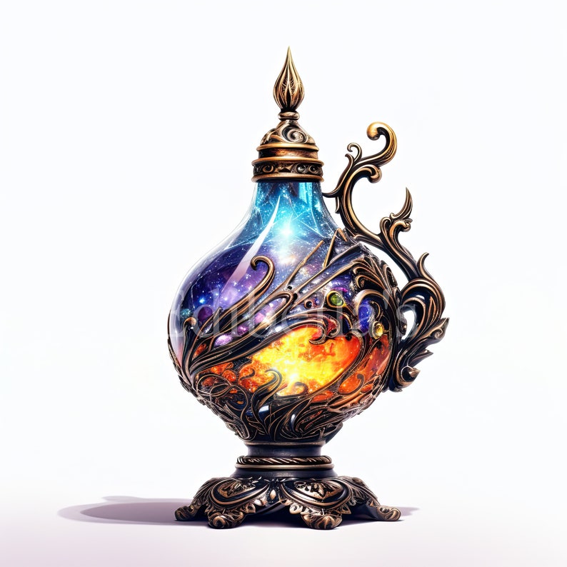 Genie Lamp Set of 10 Clipart Bundle High Quality Jpegs - Etsy