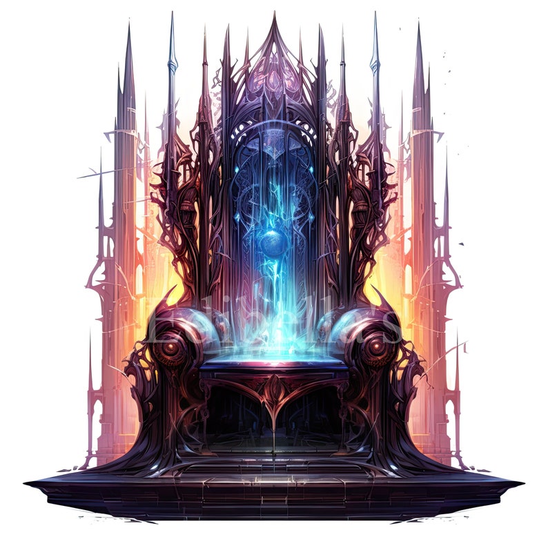 Evil Throne Set of 10 Clipart Bundle High Quality Jpegs - Etsy