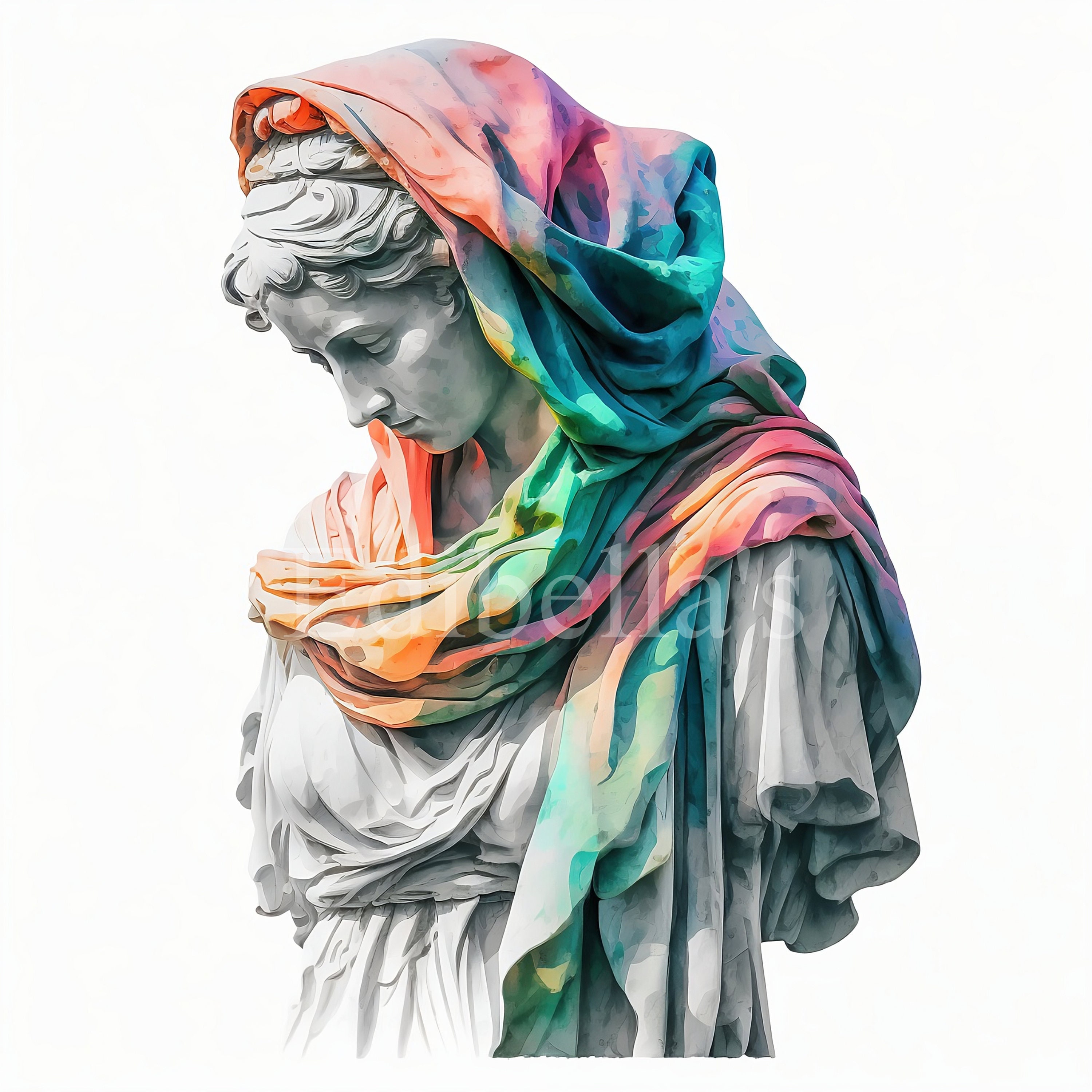 Marble Statue Set of 10 Clipart Bundle High Quality - Etsy